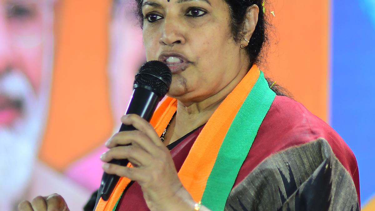 Daggubati Purandeswari condemns Telugu Desam Party chief Chandrababu Naidu’s arrest - The Hindu